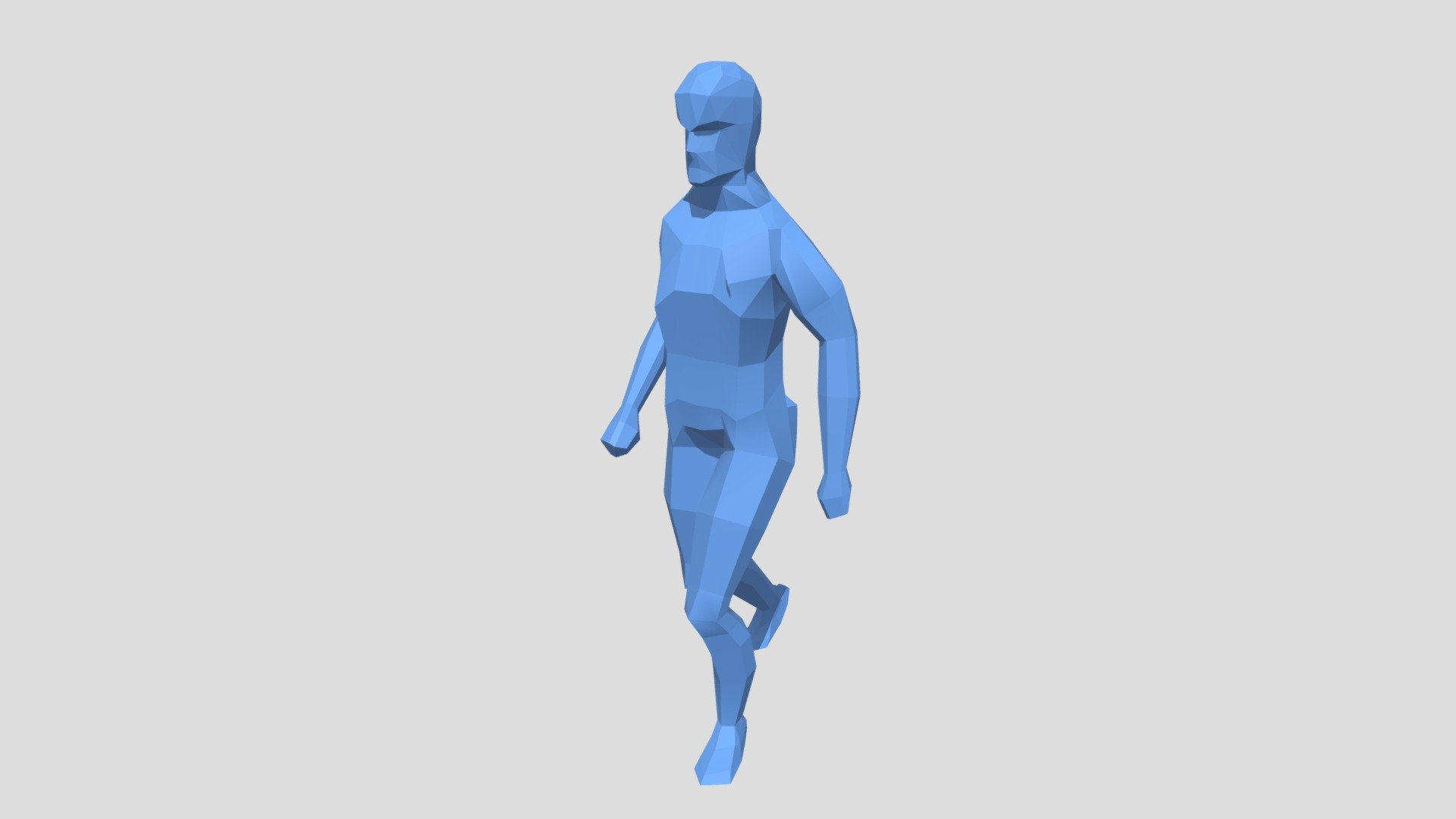 Lowpoly (PS1) Character with Walk Animation - Download Free 3D model by ...