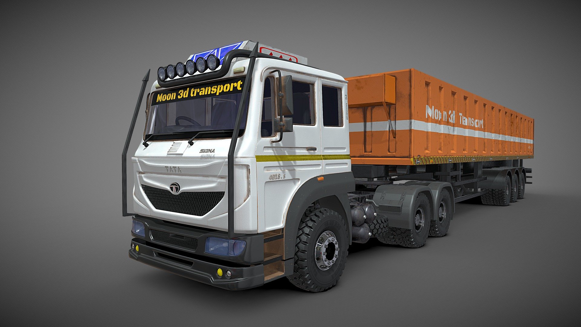 TATA signa (truck) - 3D model by Moon 3d (@moon_3d) [8c52d17] - Sketchfab