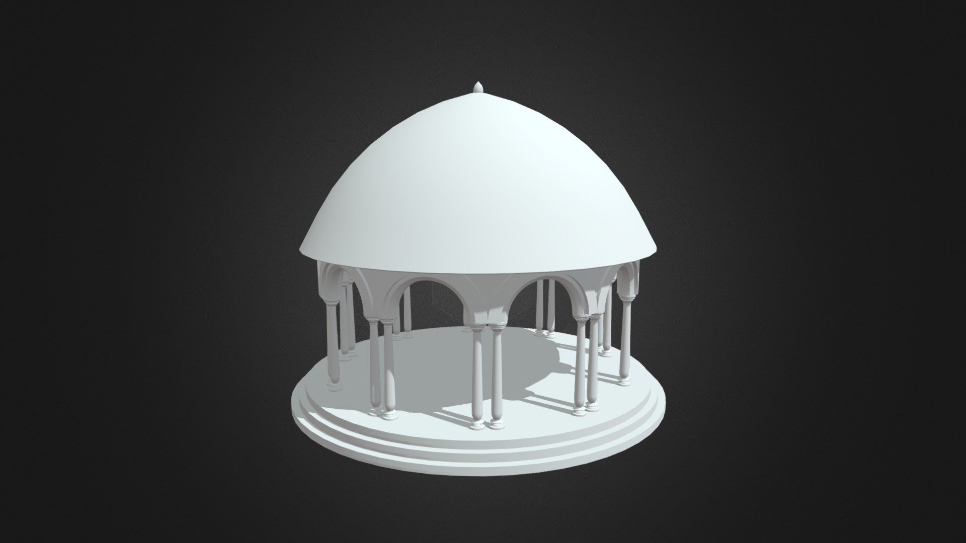 Dome Temple - 3D model by RCGA Prods (@rcgaprods) [8c57152] - Sketchfab