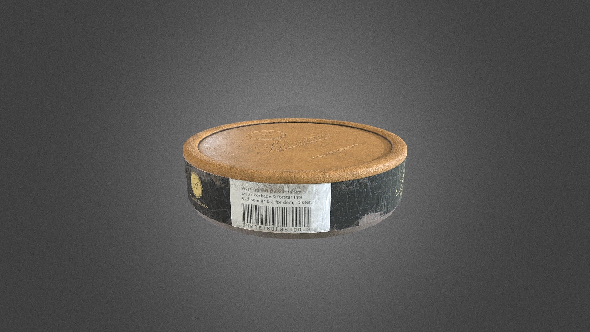 Snusdosa - Download Free 3D model by jesperlindstrom93 (@jesper93 ...
