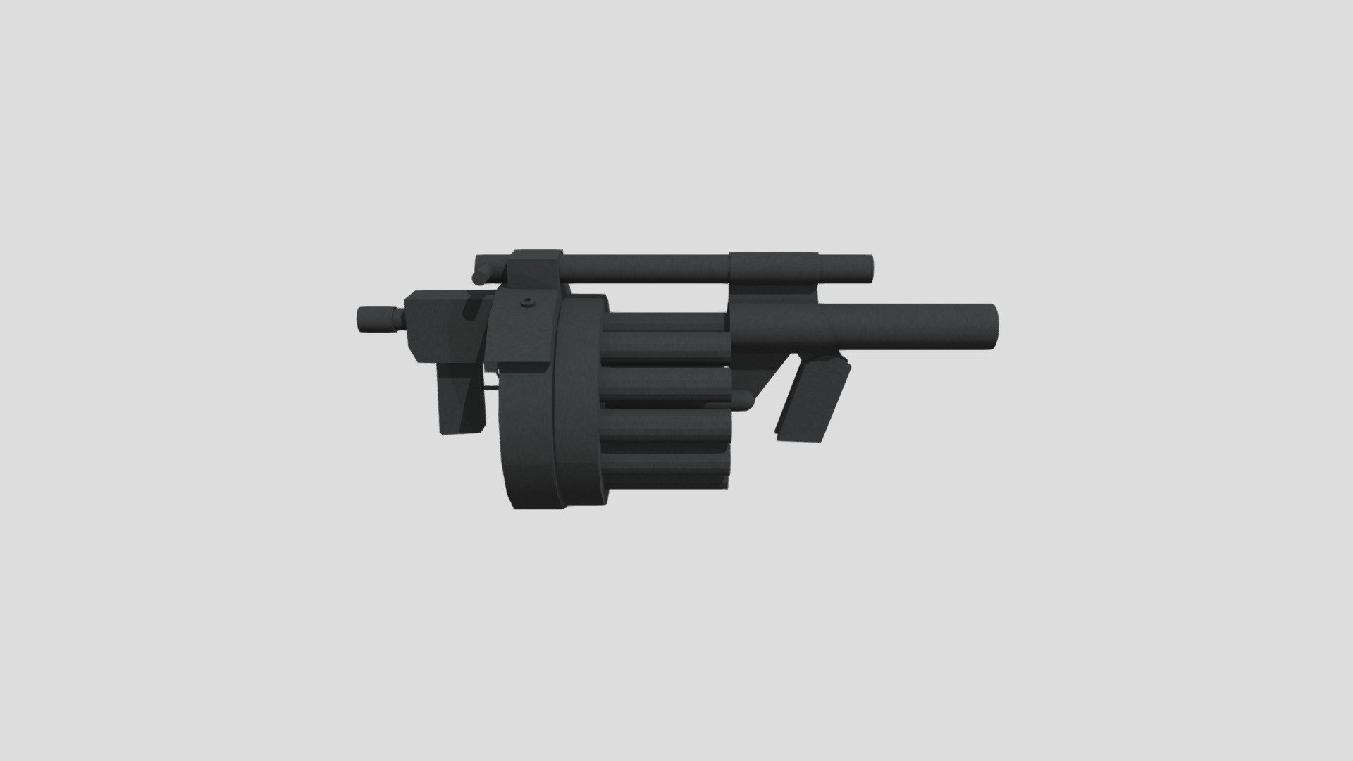 Low Poly Hawk MM1 Grenade Launcher - 3D model by Forwardnow27 [8c5878d ...