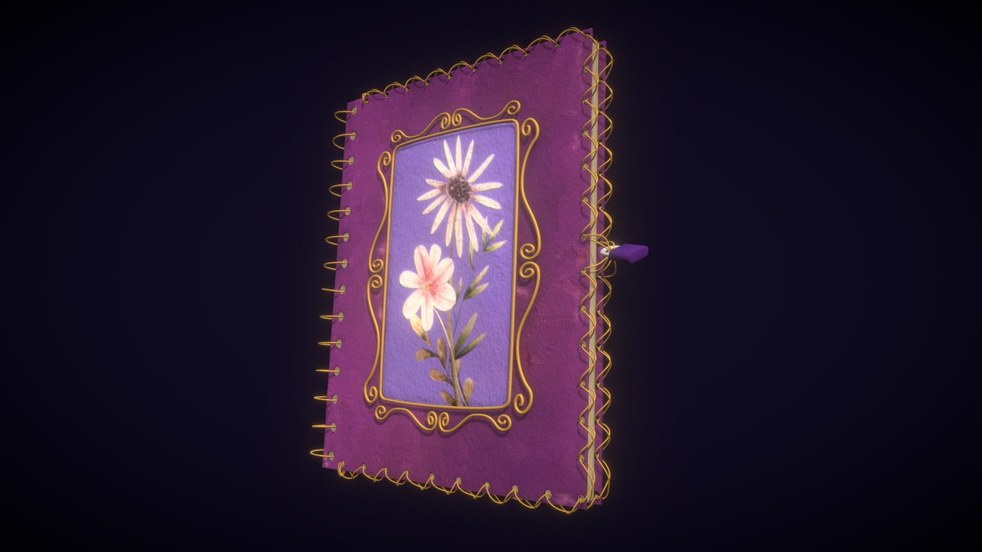 Magic Diary - 3D model by Estervk [8c59059] - Sketchfab