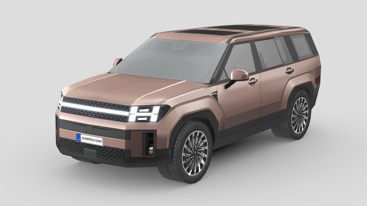 Hyundai-santa-fe 3D models - Sketchfab