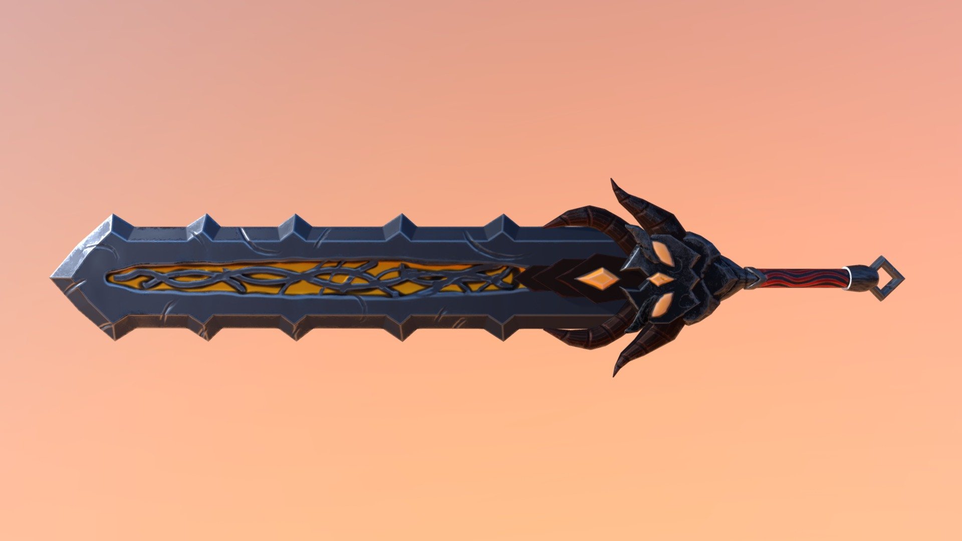 World of Warcraft Inspired Sword - 3D model by George (@FwGeorgeB ...