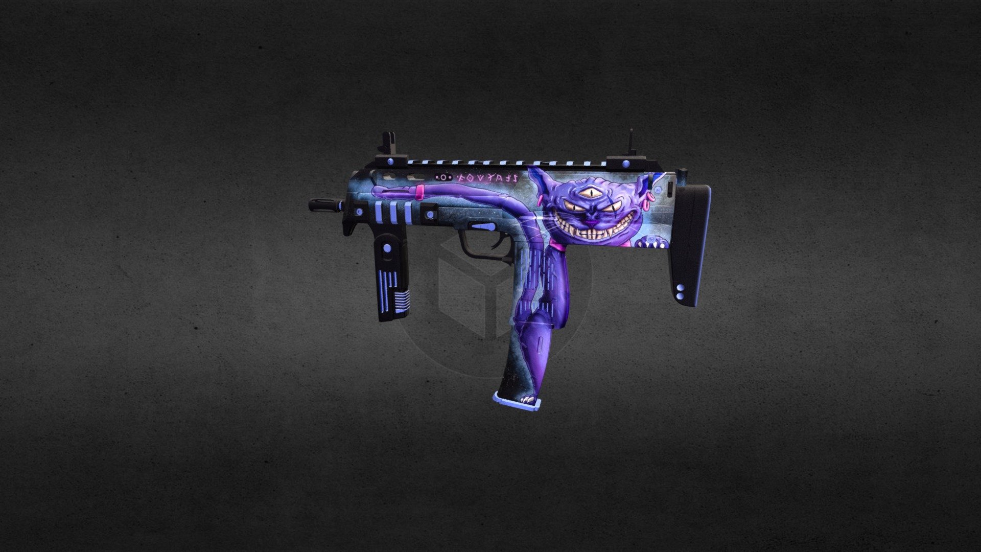 CSGO : MP7 | Azazel - 3D model by G3RAY [8c59f7d] - Sketchfab