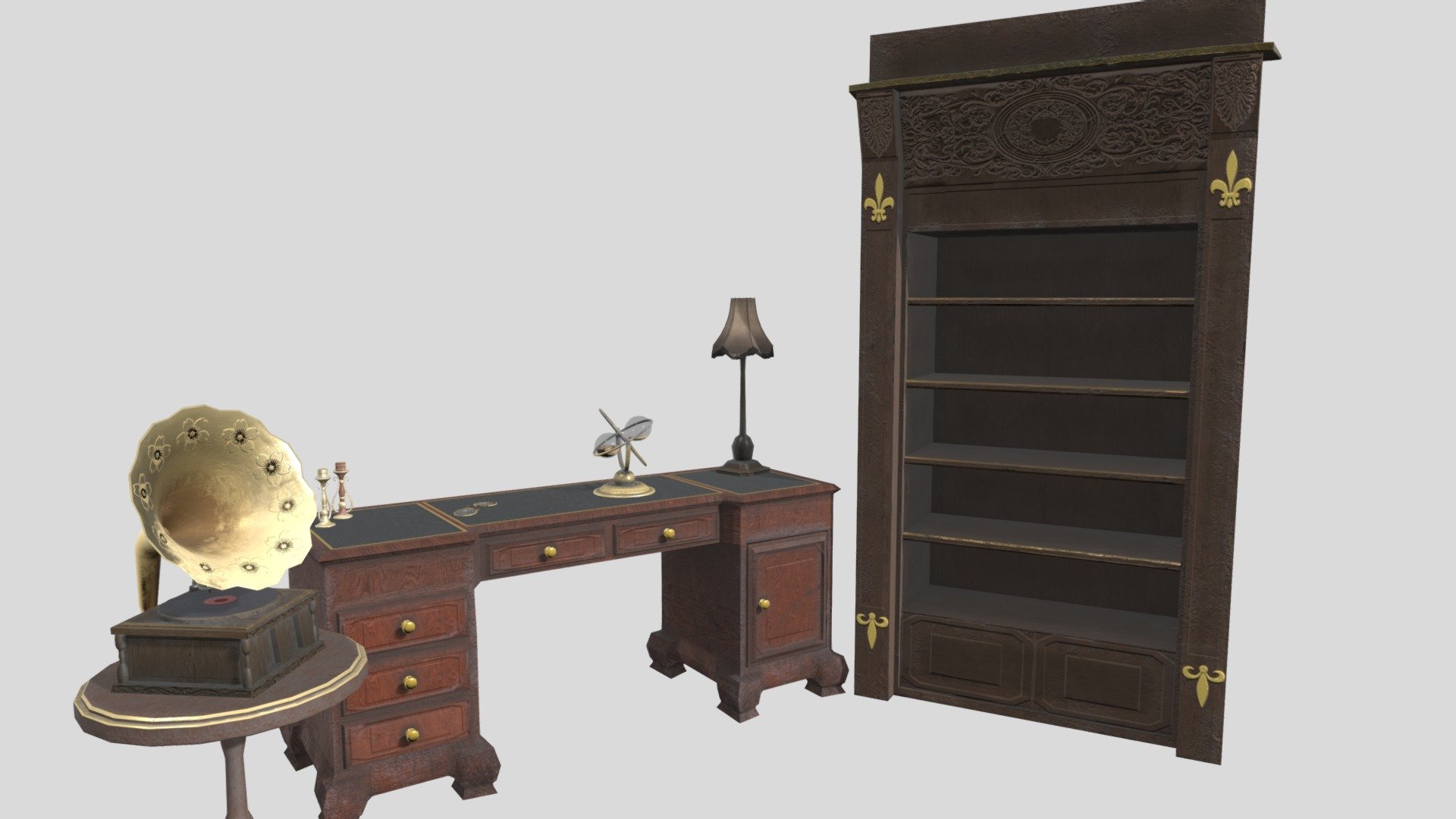 Victorian Scene - 3D model by Silvr3D [8c5a09b] - Sketchfab