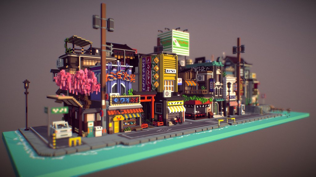 Voxel - A 3D model collection by orange3D - Sketchfab