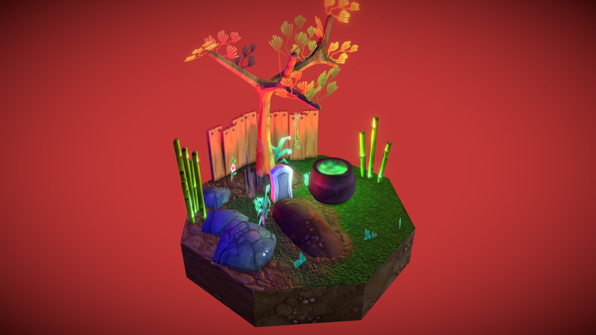 Haunted Tree - Buy Royalty Free 3D model by Alfred Vengeance (@Alfred ...