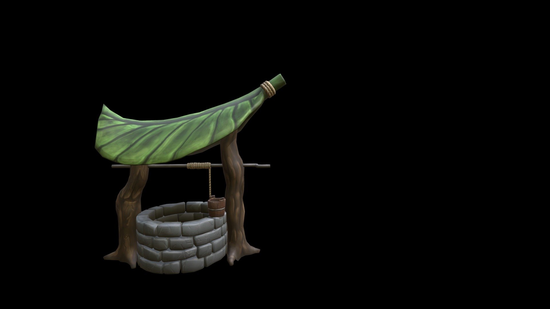 Fantasy_Well - 3D model by arcanema [8c603ba] - Sketchfab