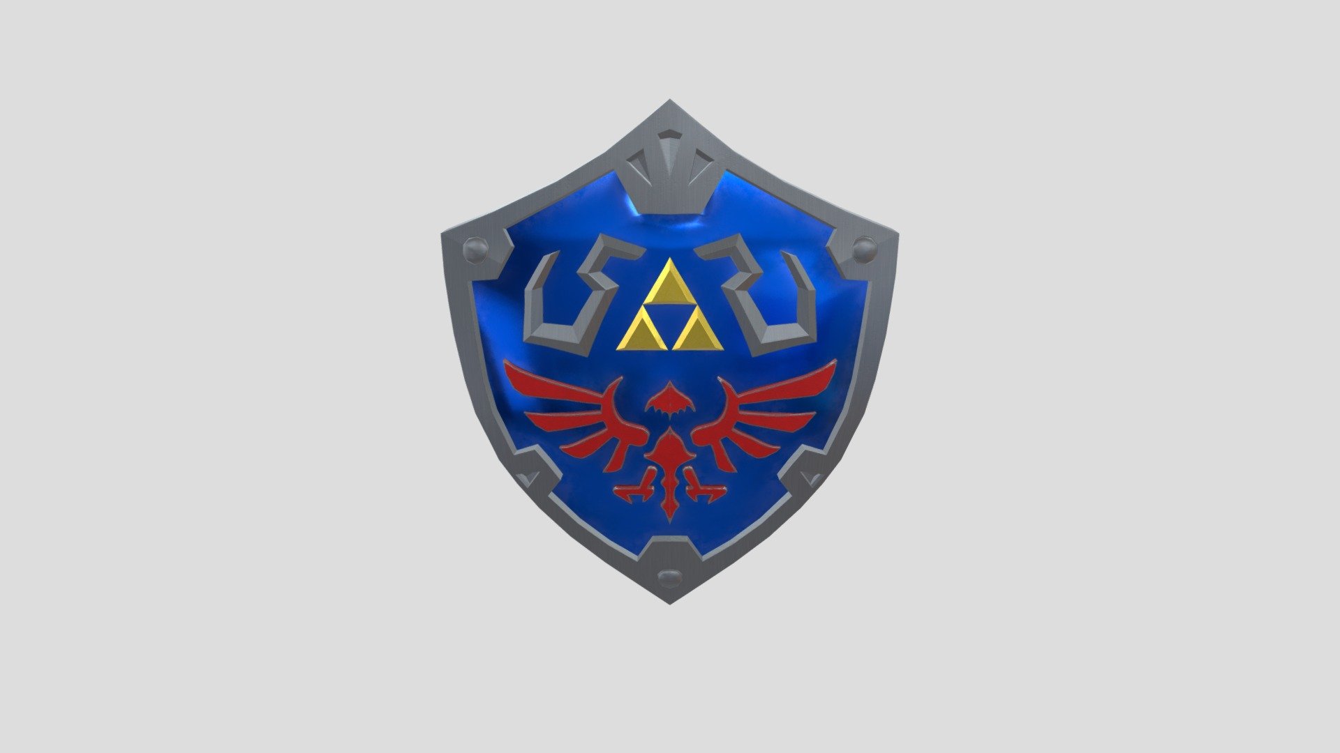 Hylian Shield - 3D model by Ariel_Merc [8c60c53] - Sketchfab