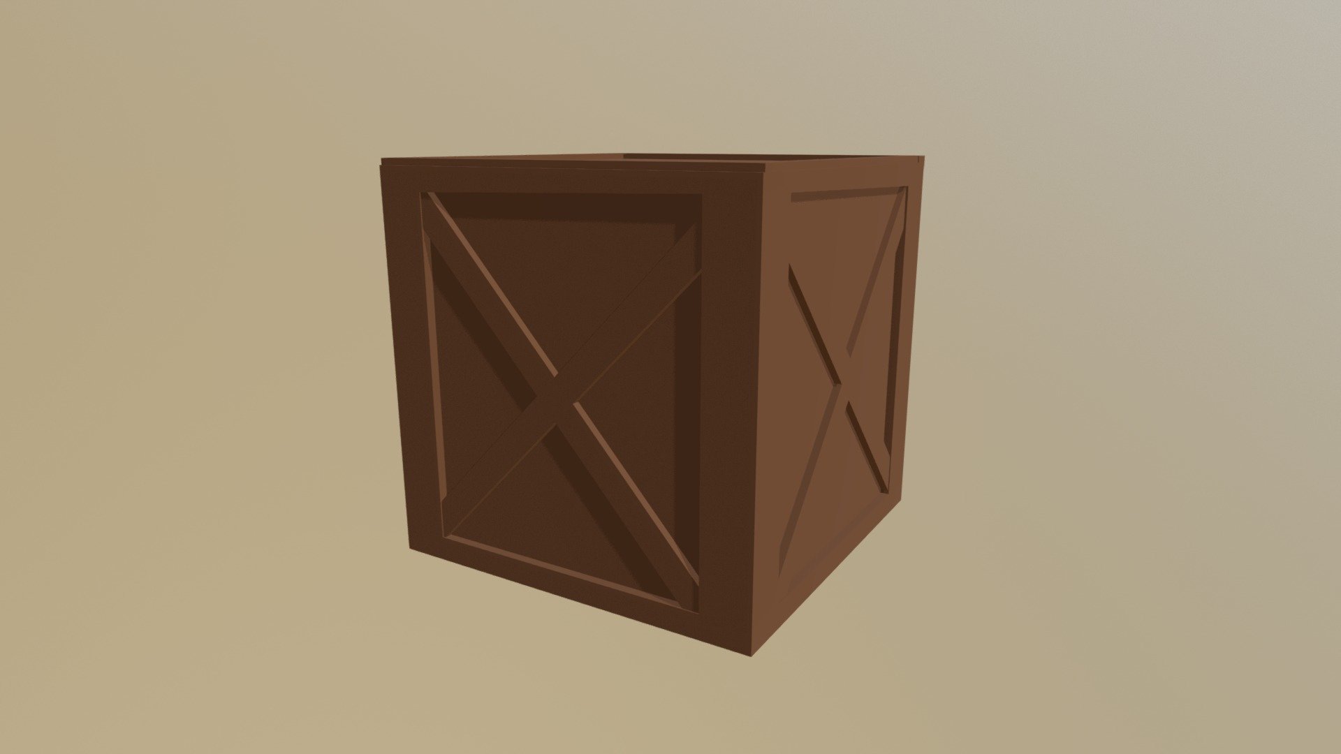 Low Poly Wooden Box - Download Free 3D model by jjmax30 [8c60f03 ...