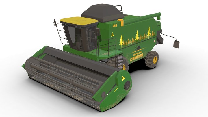 Harvester 3D models - Sketchfab