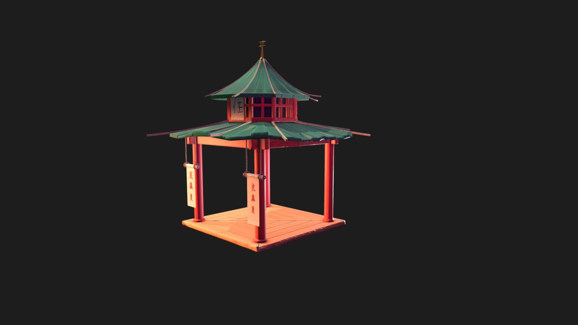 Stylized Shrine - 3D model by Santiana [8c629d6] - Sketchfab