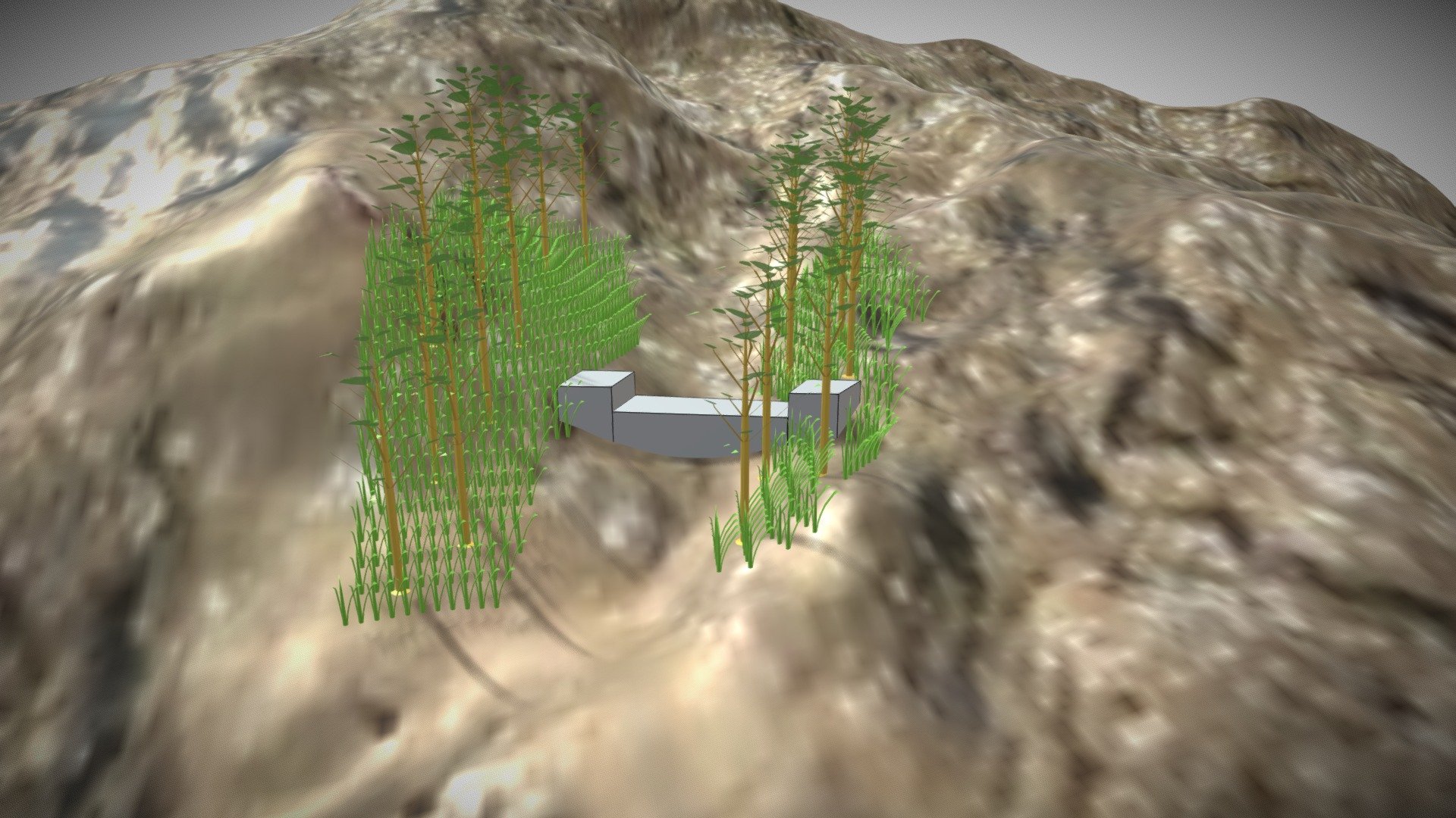 Gully plug and Vetiver system - 3D model by Up9i Henry (@phibee ...