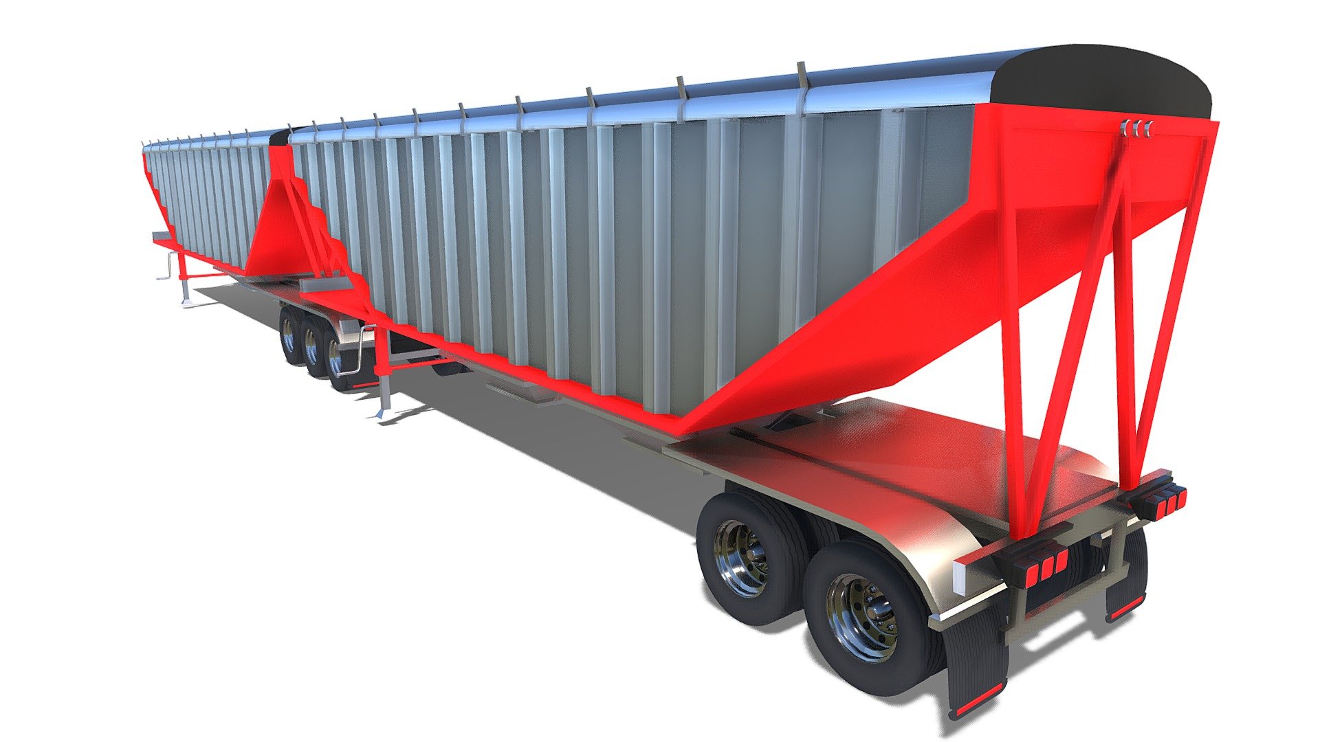 Train / Rail / Railway Hopper / Cargo Car - Buy Royalty Free 3D model ...