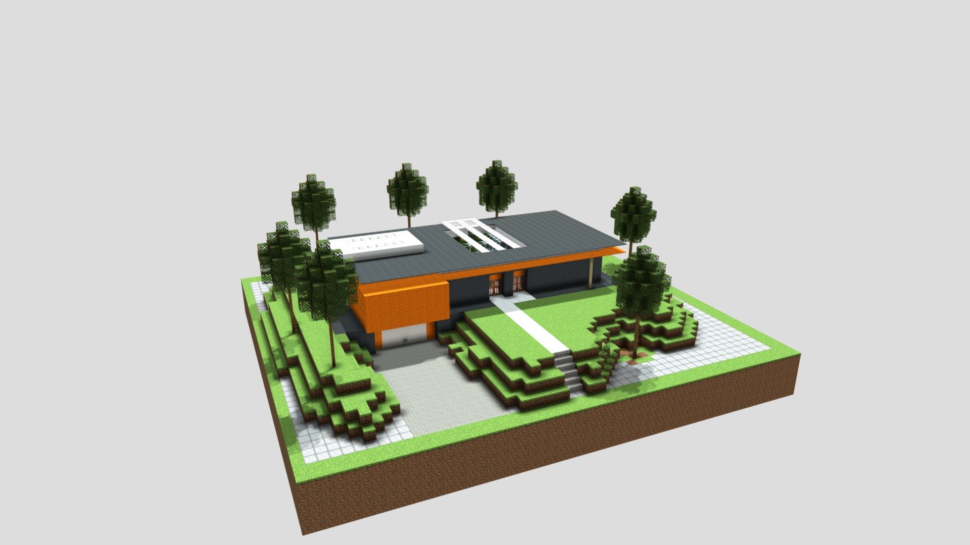Minecraft Modern House - Download Free 3D model by jar (@jar9th ...