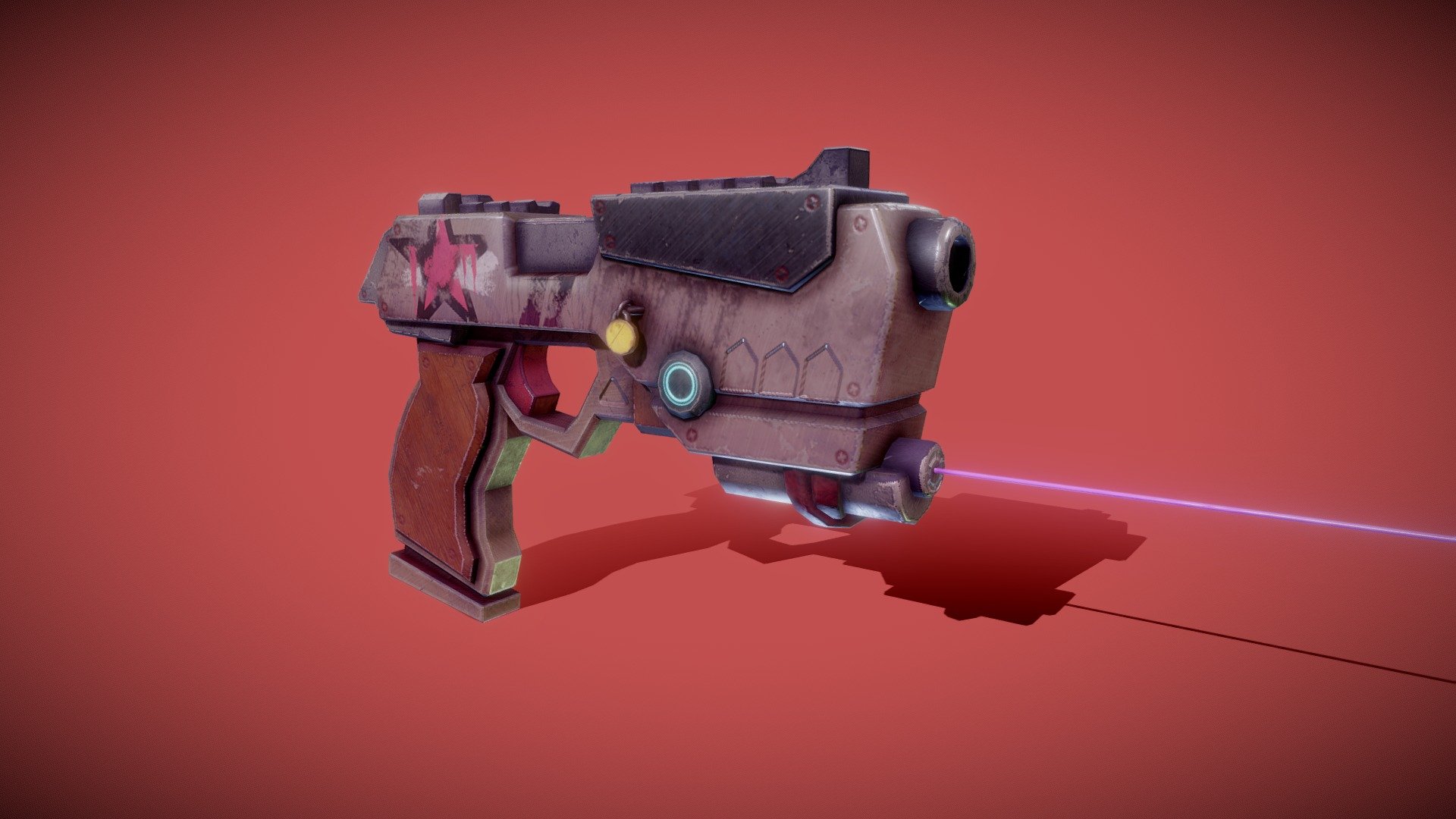 Stylized desert eagle - 3D model by coldfire1500 [8c678e9] - Sketchfab