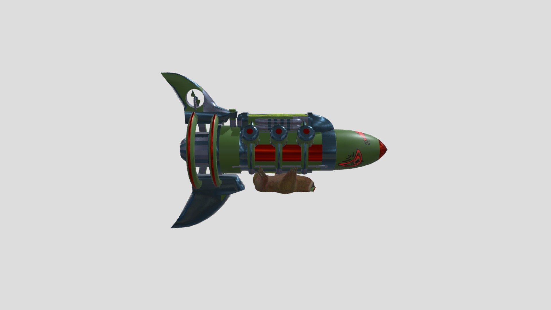 Rocket Sloth - 3D model by someonesSomething [8c67a7b] - Sketchfab