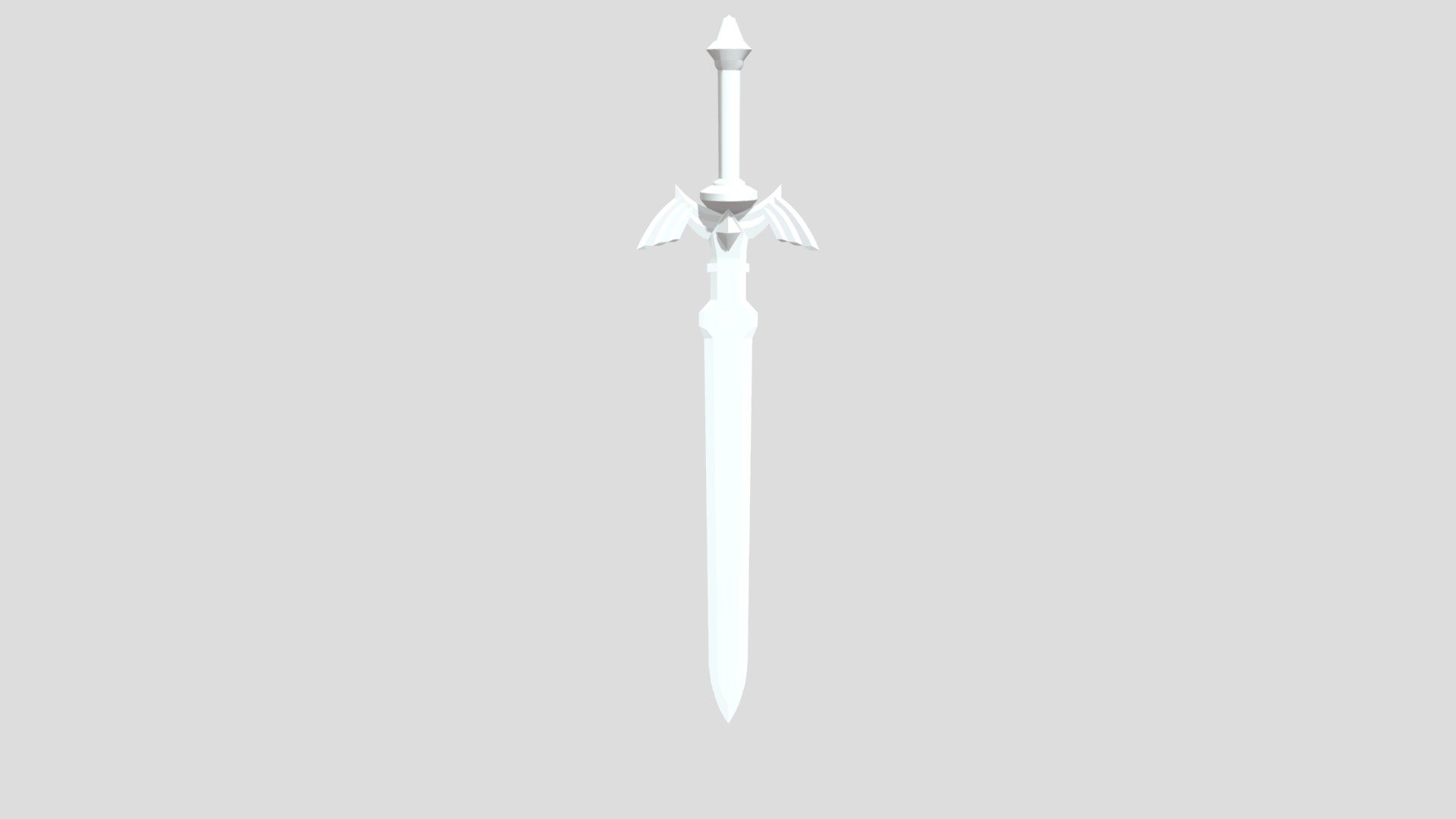 Master Sword 3D model - Download Free 3D model by ALunaNS [8c6809e ...