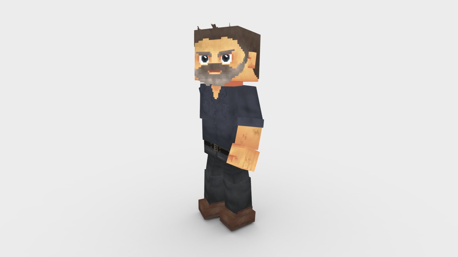 Rick Grimes Hytale - 3D model by KyronicOfficial [8c6aa55] - Sketchfab