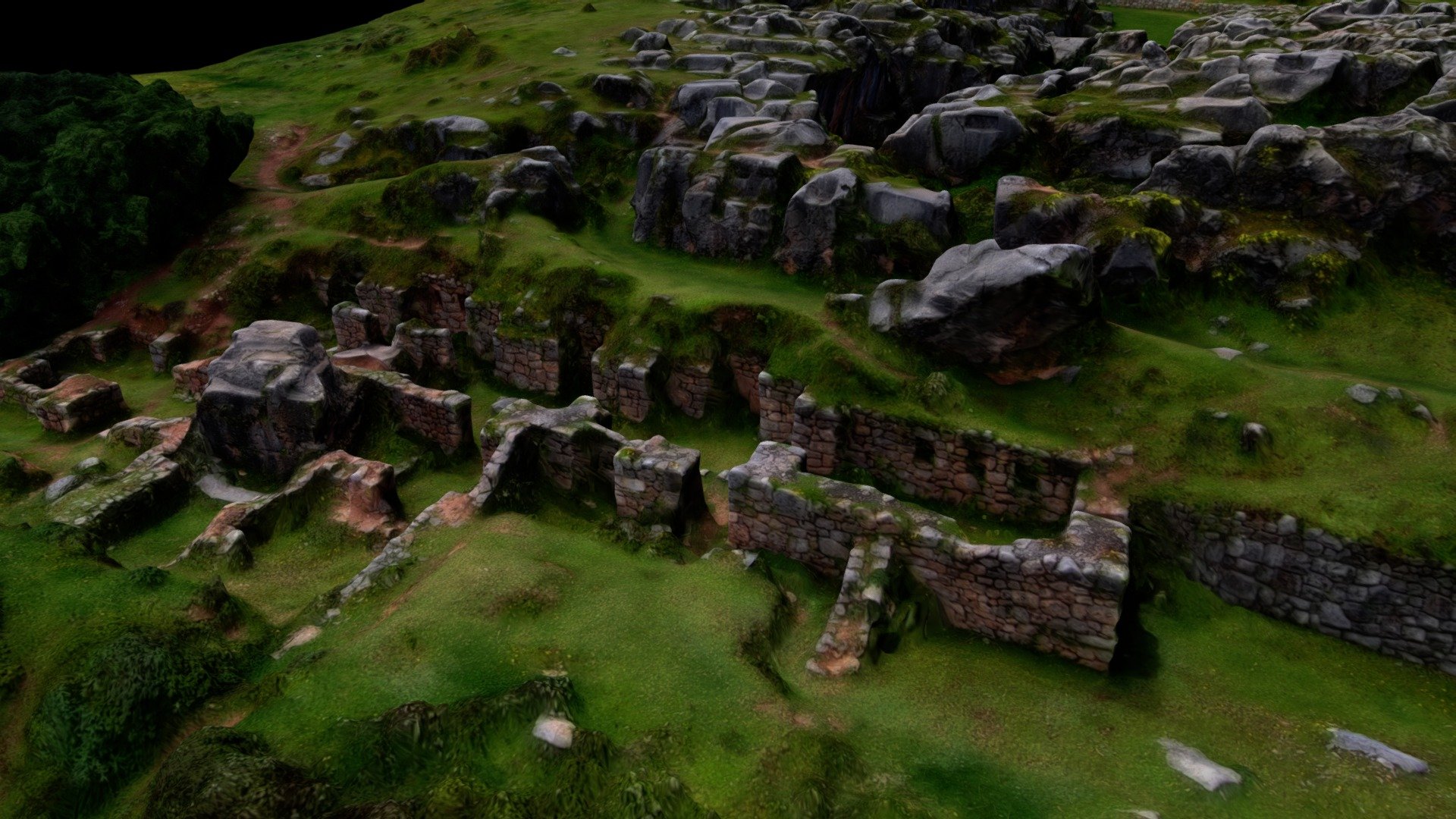 INCA TEMPLE OF THE MONKEY - CUSCO - Download Free 3D model by ...