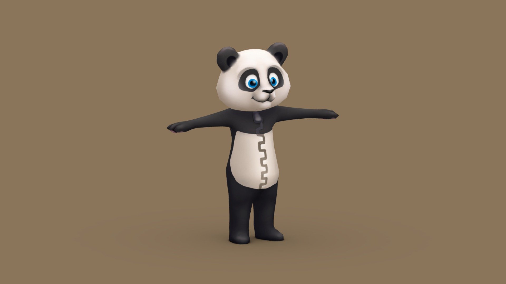 Panda suit - 3D model by TonyForge (@tonyforge.public) [8c6dfa8 ...