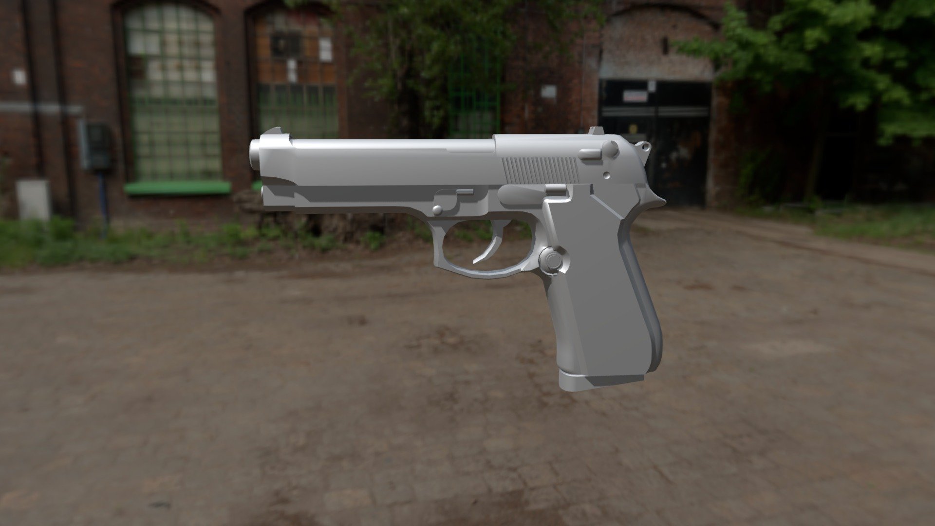 Handgun - 3D model by douglas.wu.99 [8c6f8c5] - Sketchfab