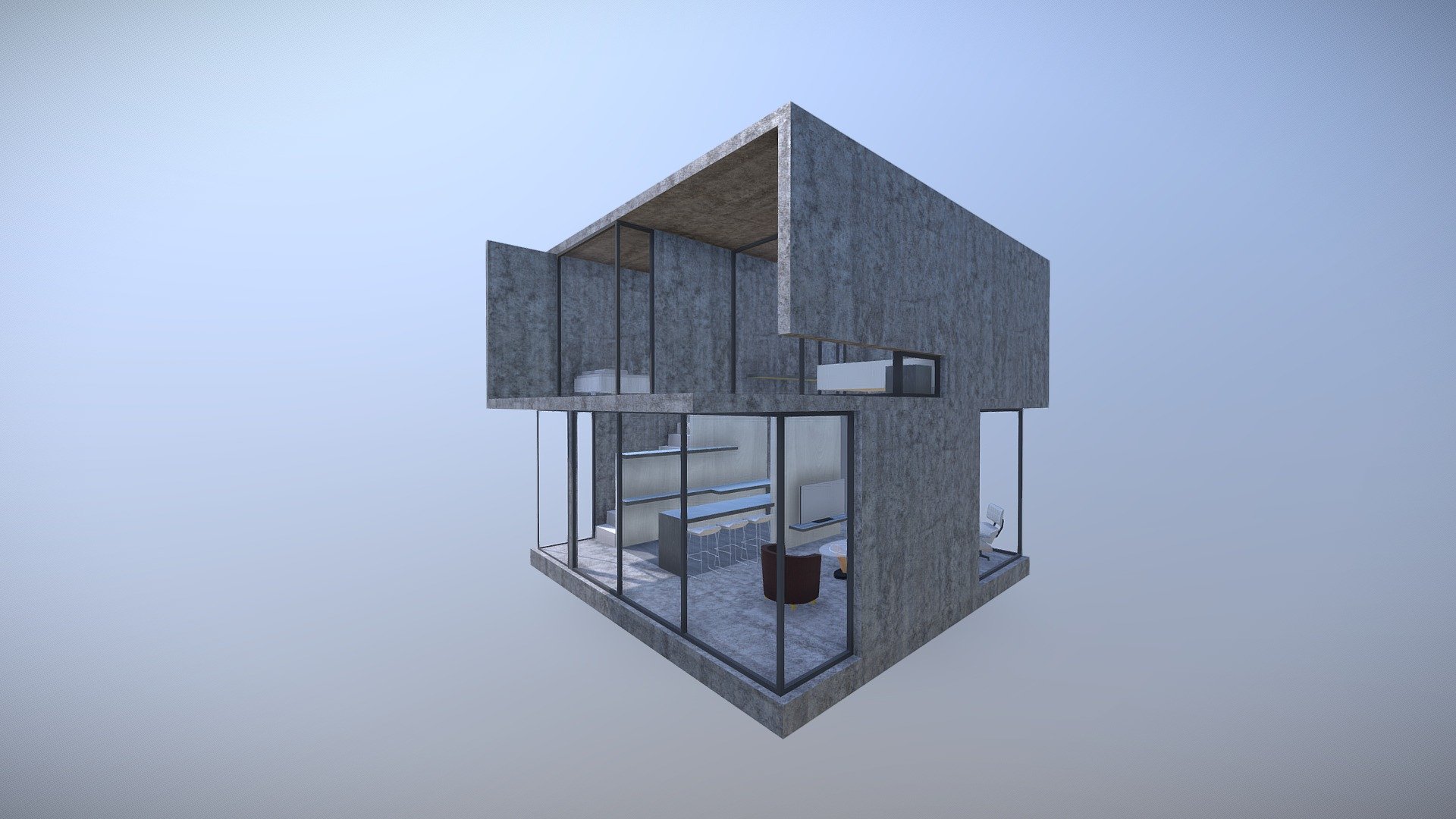 Forest Revit House - 3D model by novarch [8c702fa] - Sketchfab