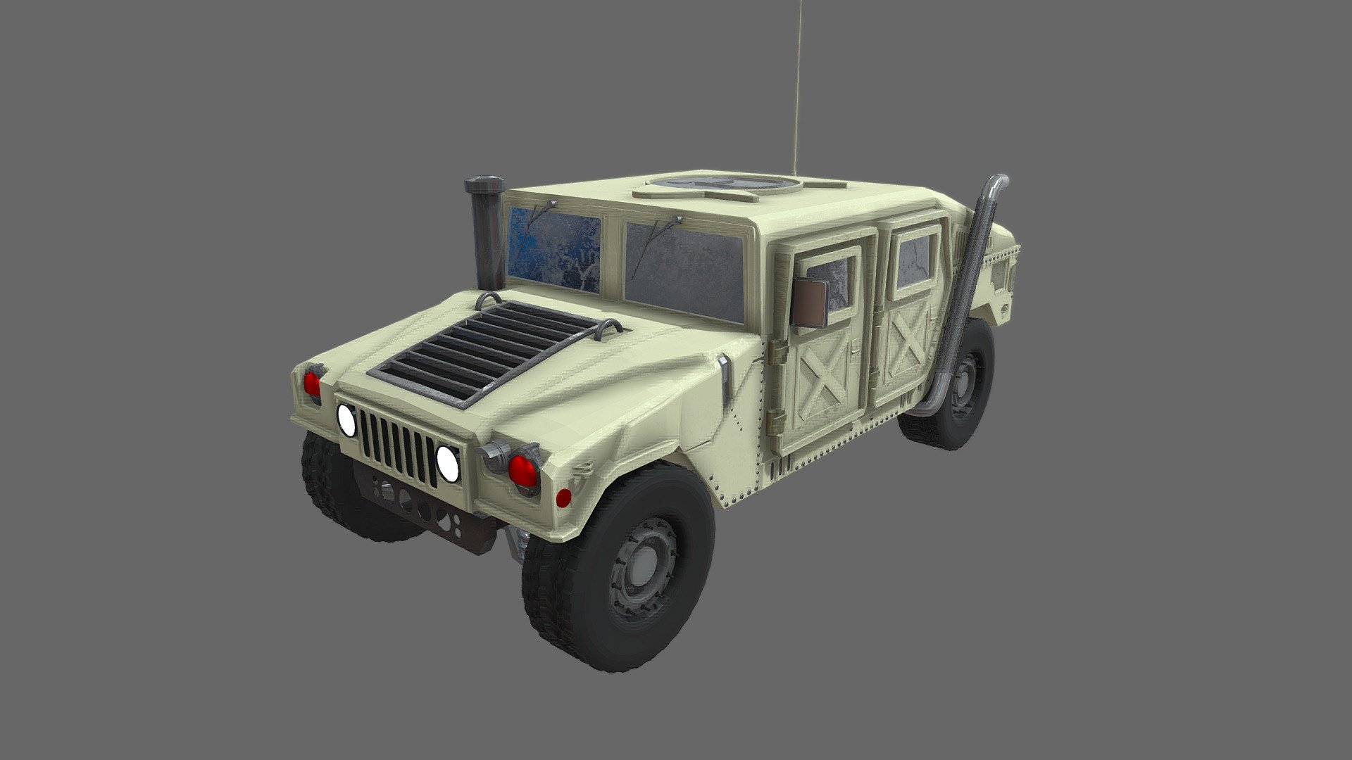 Desert Humvee - 3D model by danielutz20 [8c71311] - Sketchfab