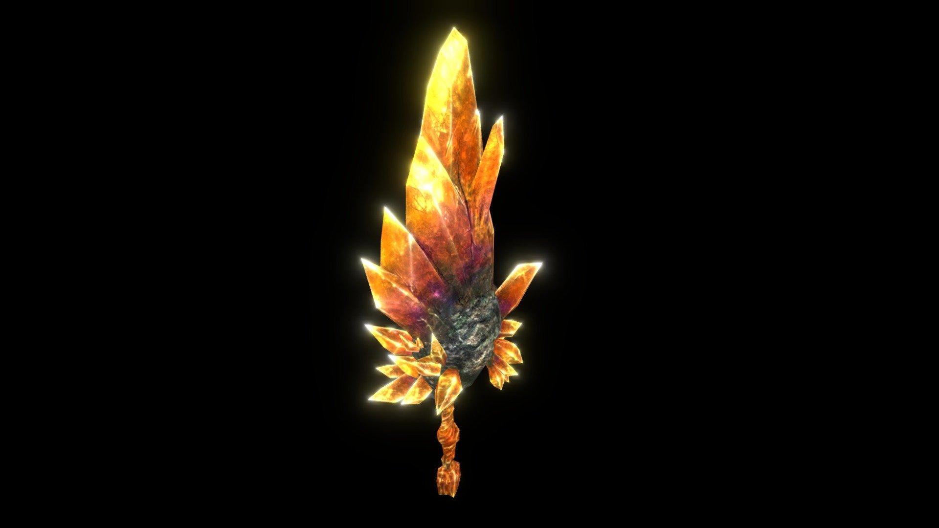 Fire Crystalis - 3D model by BOSi Art Studios (@bosiusa) [8c7245f ...