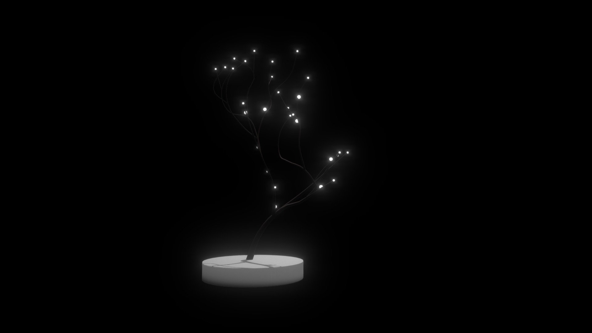 Tree Lamp with Lights - Buy Royalty Free 3D model by H U N T E R 7 ...