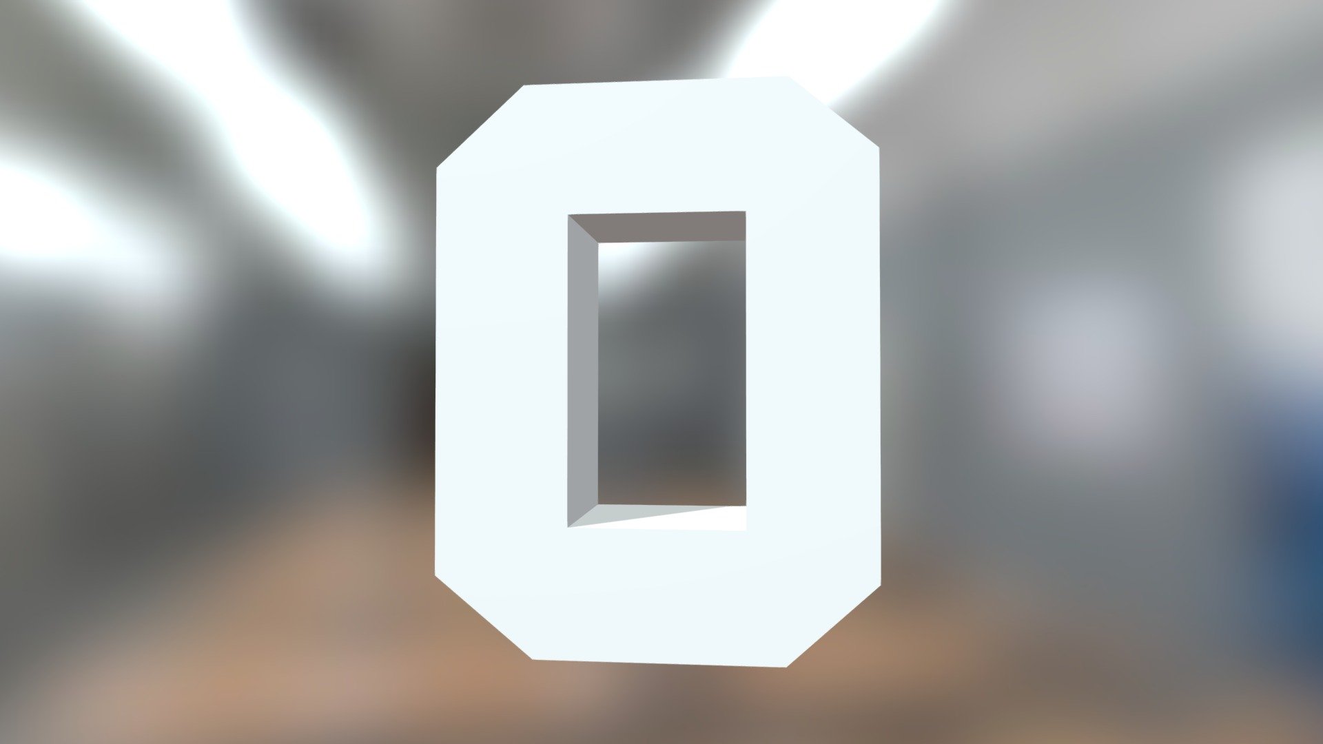 Number 0 - 3D model by Peolla [8c7479f] - Sketchfab