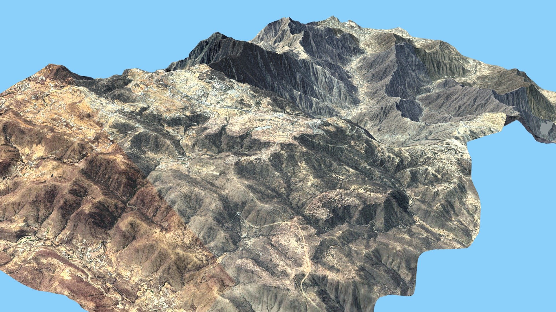Soudah Mountain, KSA, سوده - Buy Royalty Free 3D model by LibanCiel ...