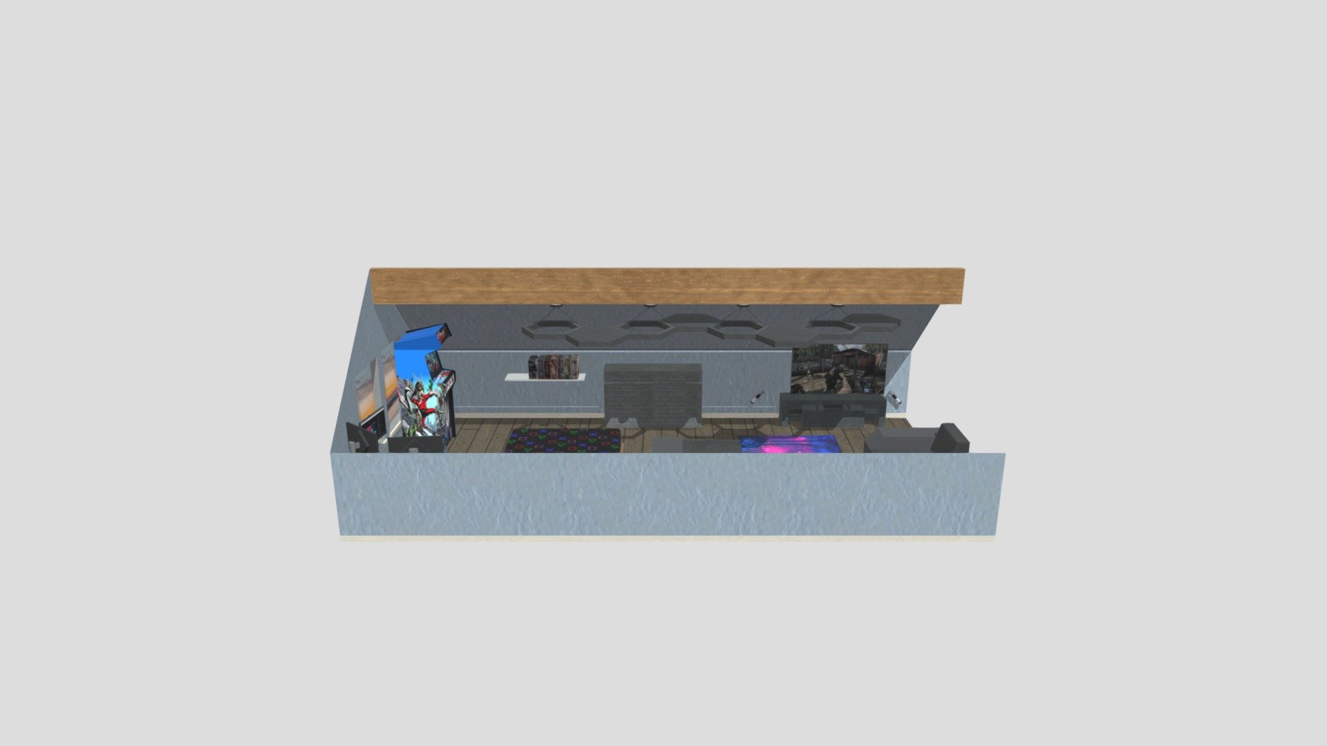 Moran_GamingBedroom - 3D model by moran.ulysses77 [8c77376] - Sketchfab