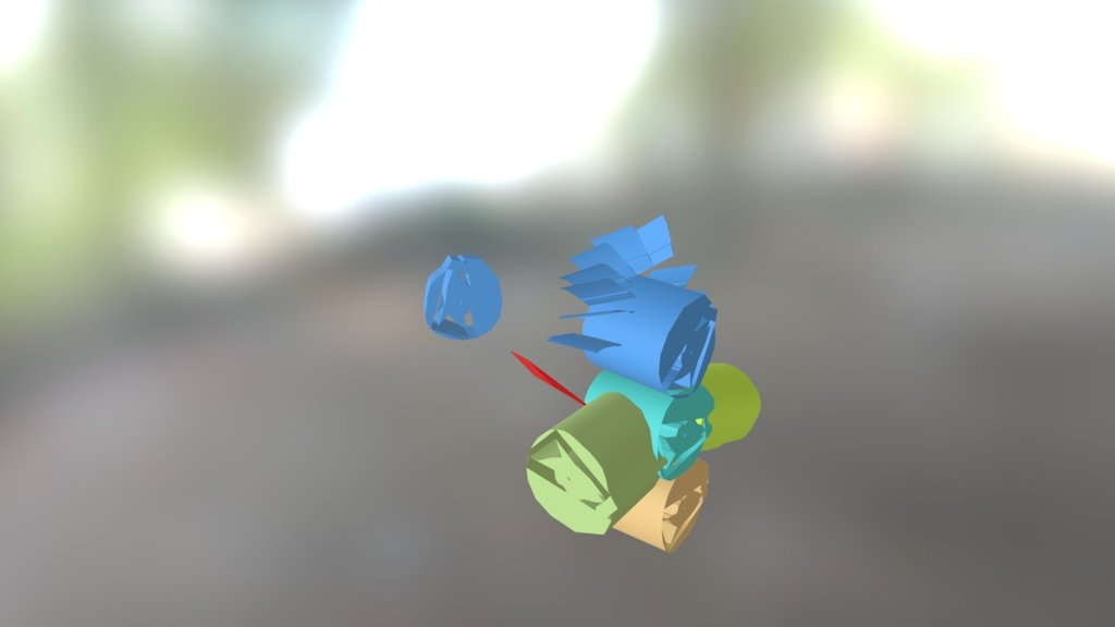 Blue Dude - 3D model by StroodleDoodle (@StrudelDoodle) [8c775e7 ...