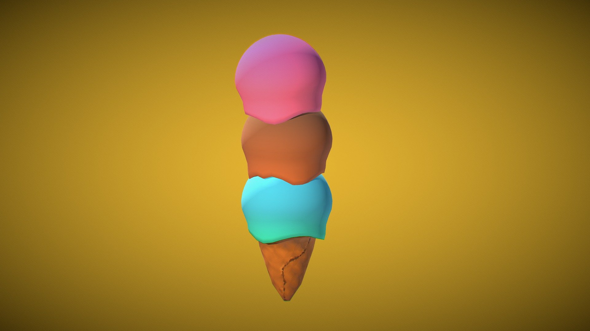 Stylized Ice Cream - Low Poly - Buy Royalty Free 3D model by JustKurt ...