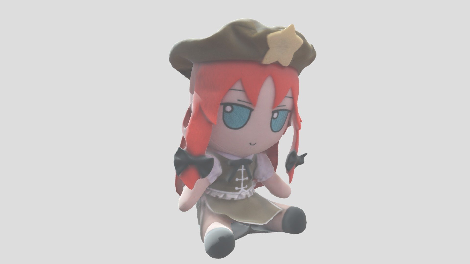 東方Project Hong Meiling Fumo 紅美鈴 ふも - Download Free 3D model by 203Null ...