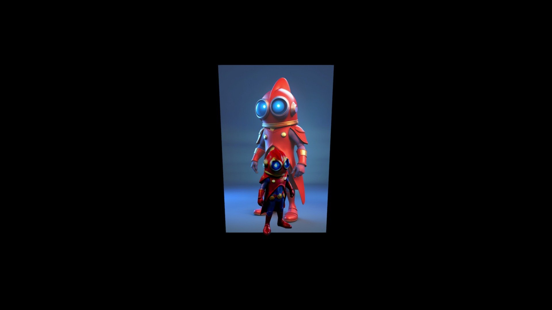 a cartoon character wearing a red garment This i - Download Free 3D ...