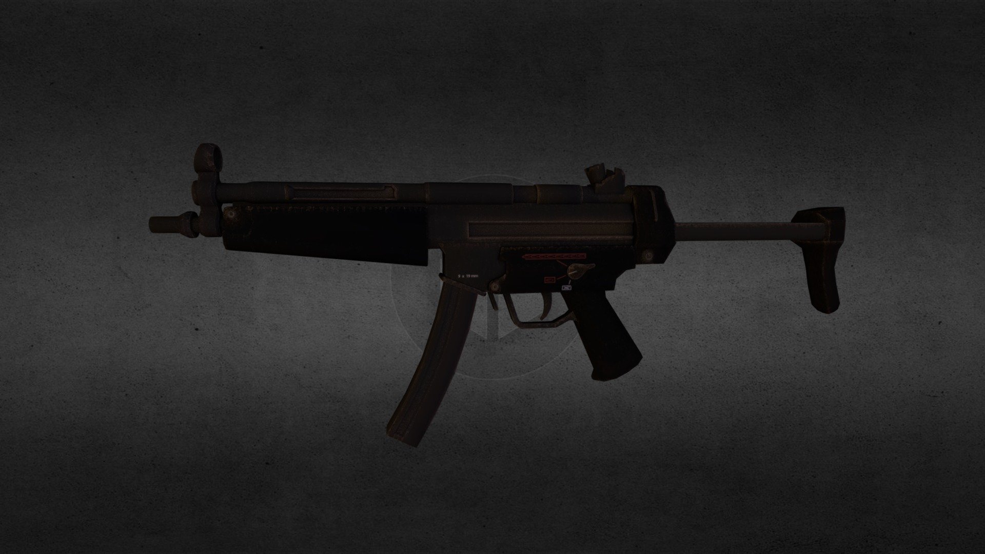 MP5 Game ready - 3D model by MrBlenderModels [8c7d71b] - Sketchfab