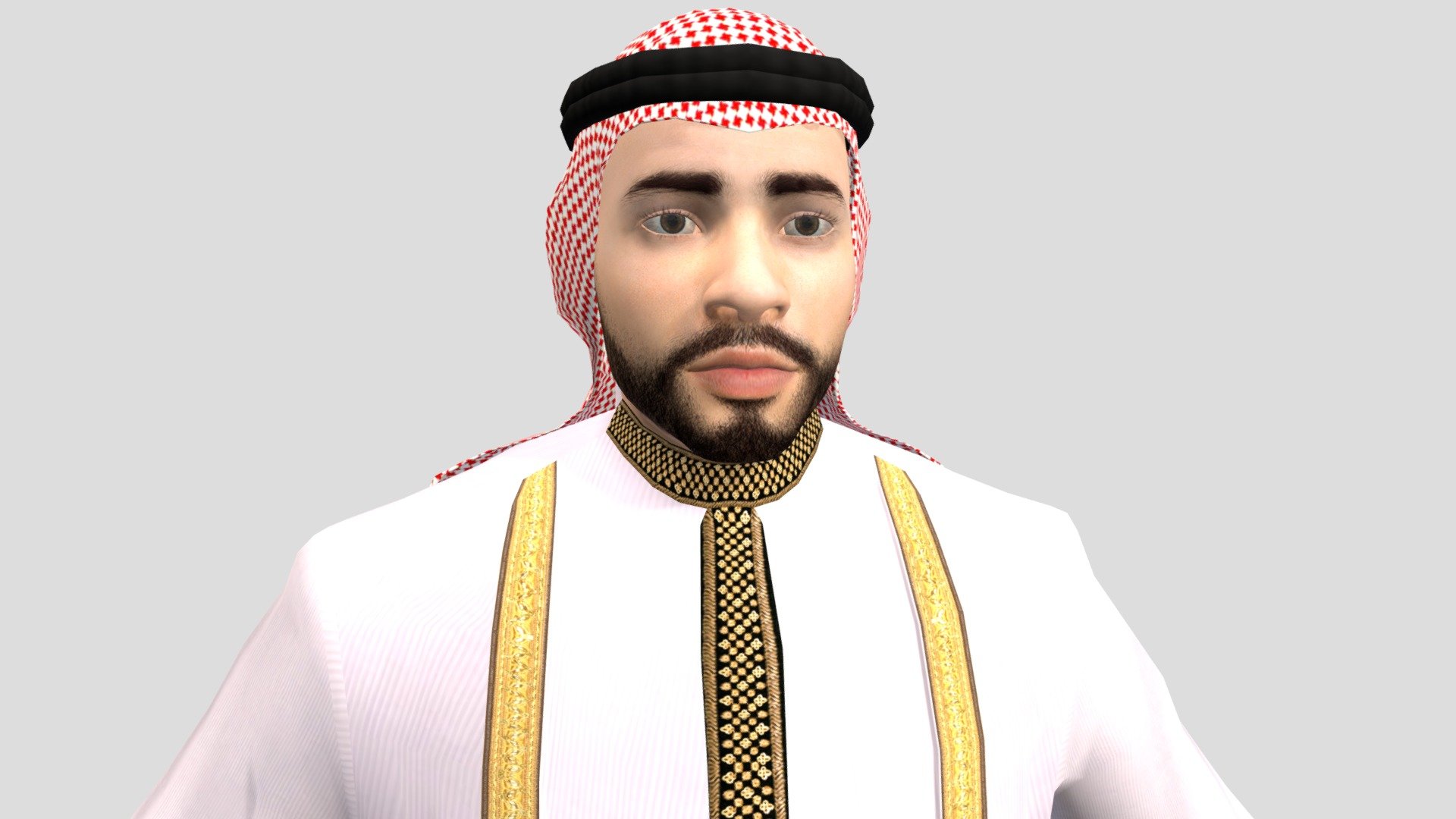 Emirati Man - Buy Royalty Free 3D model by GK Arts (@gkarts) [8c7da28 ...