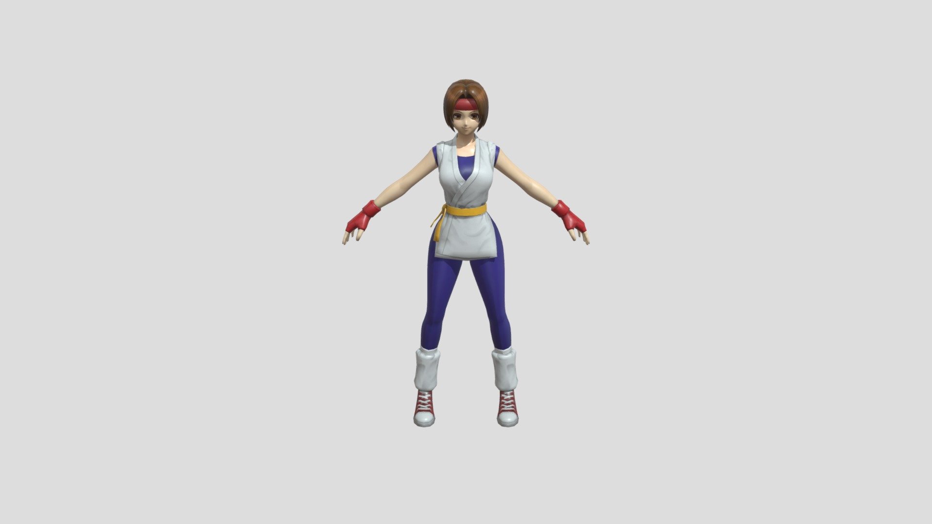 Yuri Sakazaki - KOF All Stars - Download Free 3D model by Chechorams16 ...