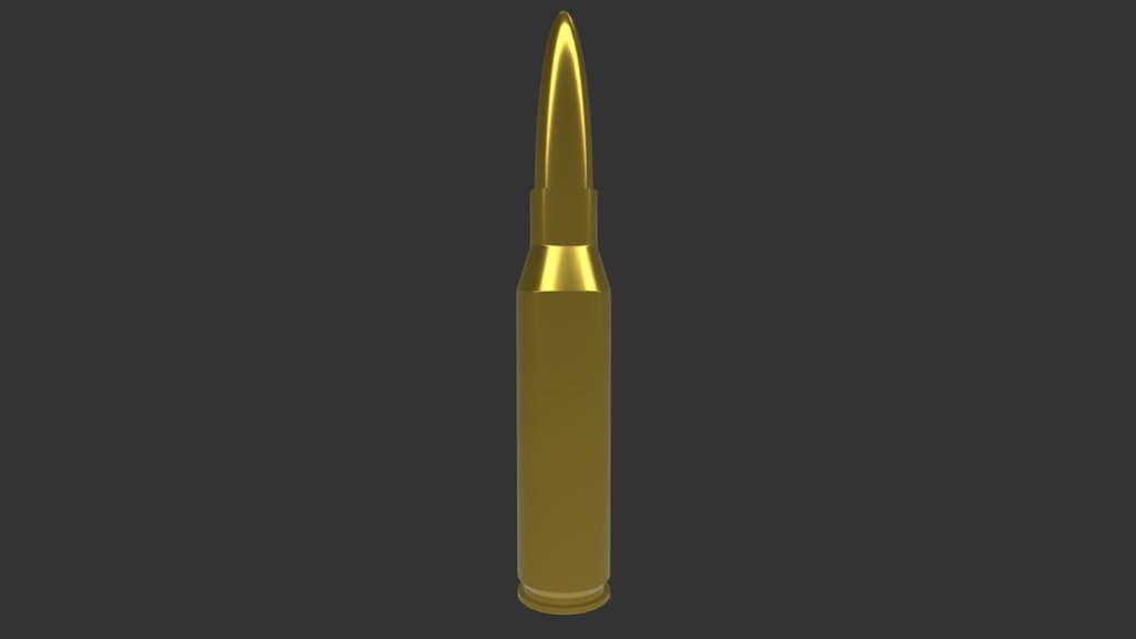 223 Cartridge - 3D model by Spencer Shanshala (@ADopedUpWalris ...