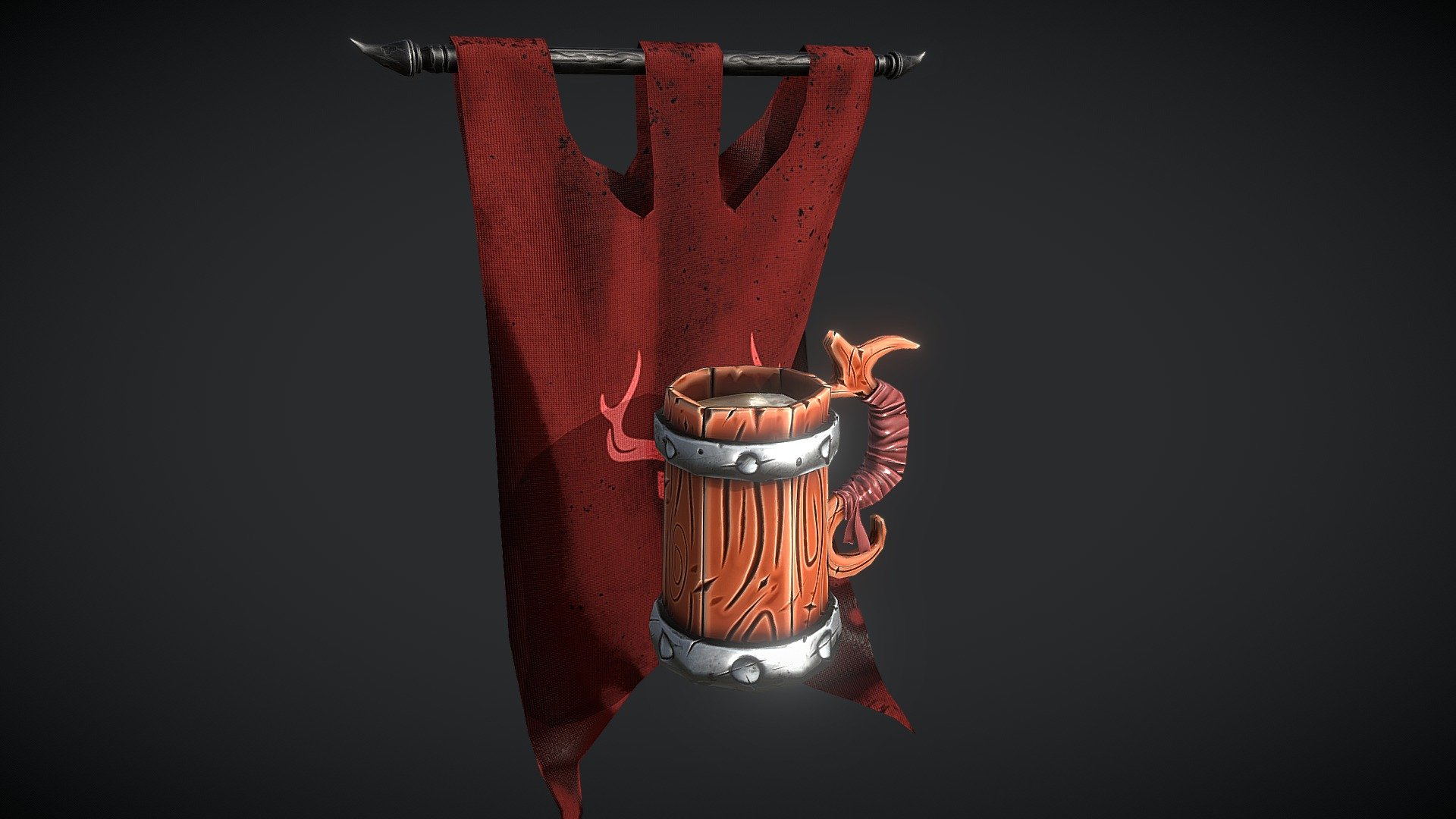 Jar Low Poly - 3D model by 3eltran [8c81147] - Sketchfab