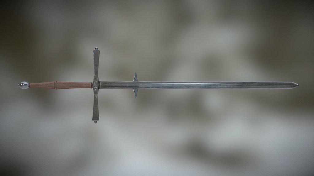 Zweihander - 3D model by Milacetious [8c835ae] - Sketchfab