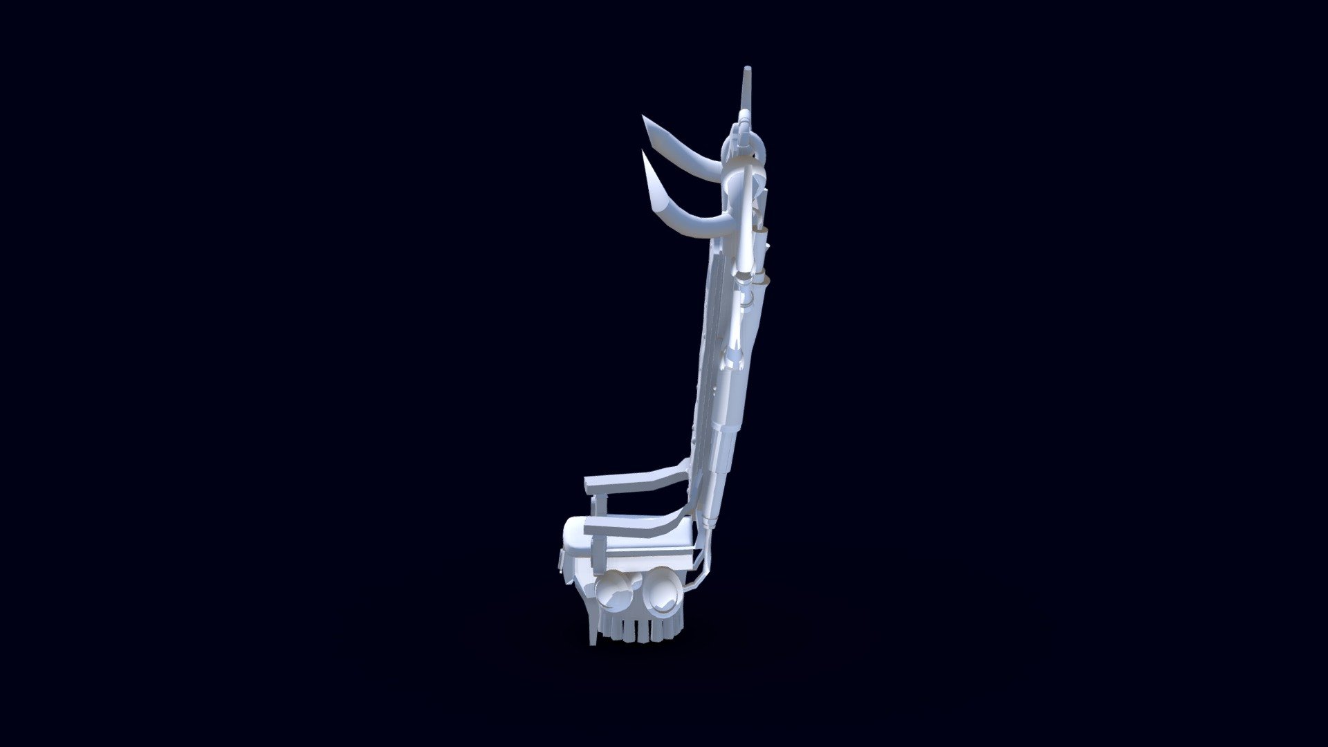 Alien Chair stylised - 3D model by siddharth sheth (@siddharthsheth ...