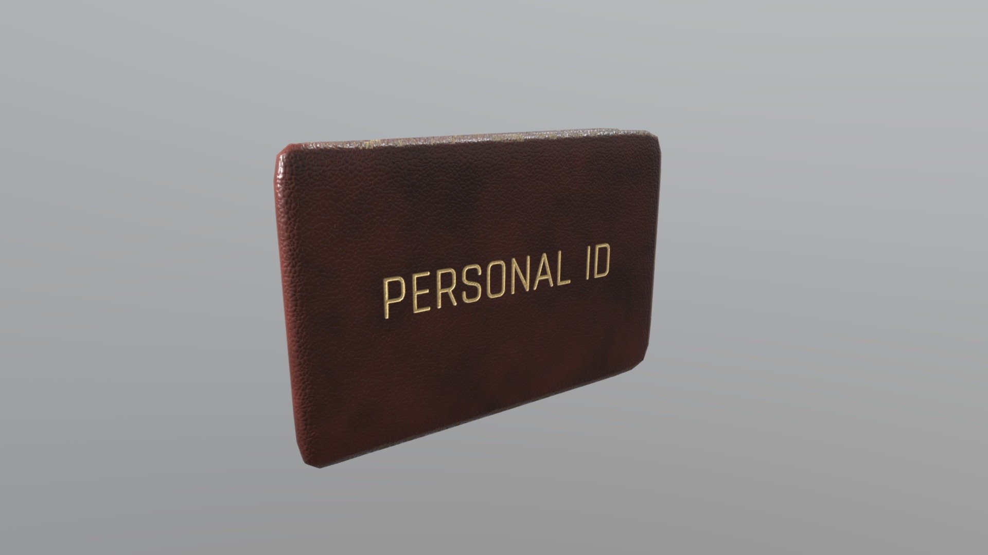 Personal ID - Download Free 3D model by TheSlavarik [8c87177] - Sketchfab