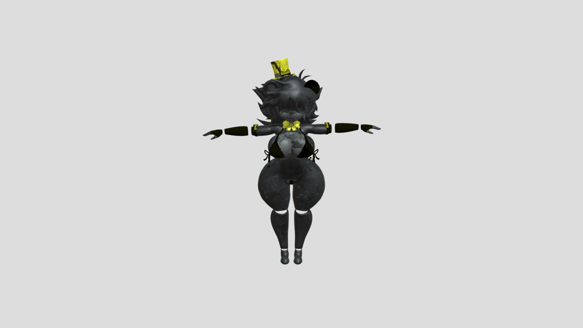 Nightmare Shadow Frennie Bikini - Download Free 3D model by dwall8611 ...
