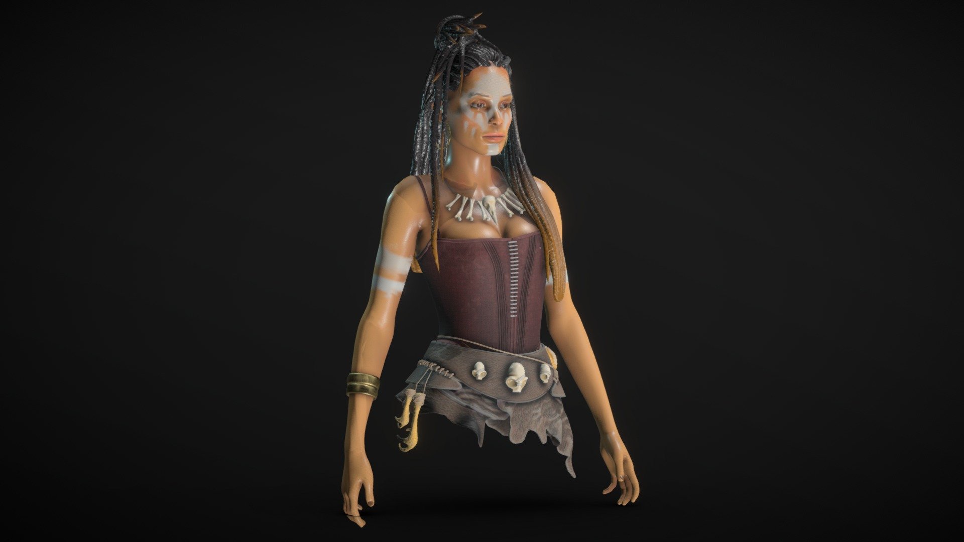 Voodoo_Character - 3D model by SeppeWillems [8c8b9f9] - Sketchfab