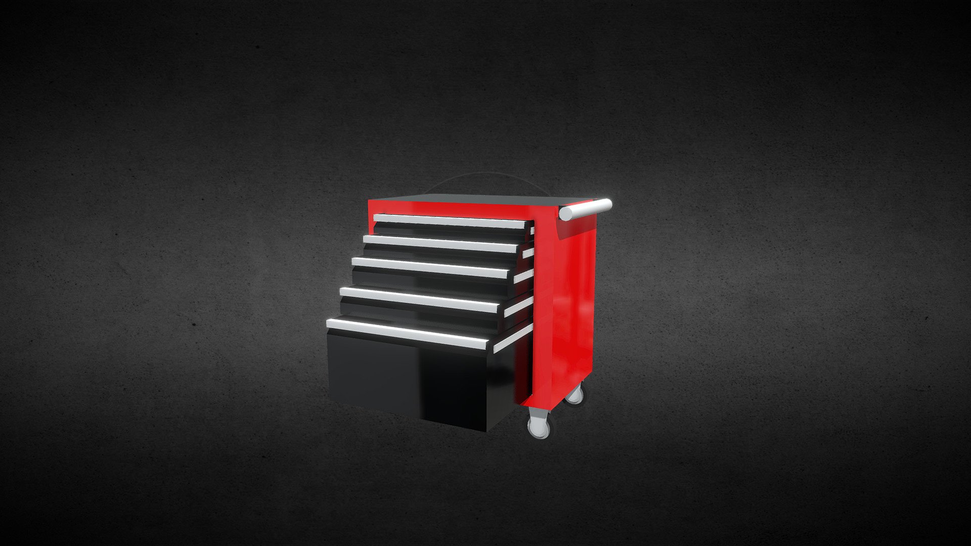 Tool Trolley (empty, LP) - Download Free 3D model by KrStolorz ...