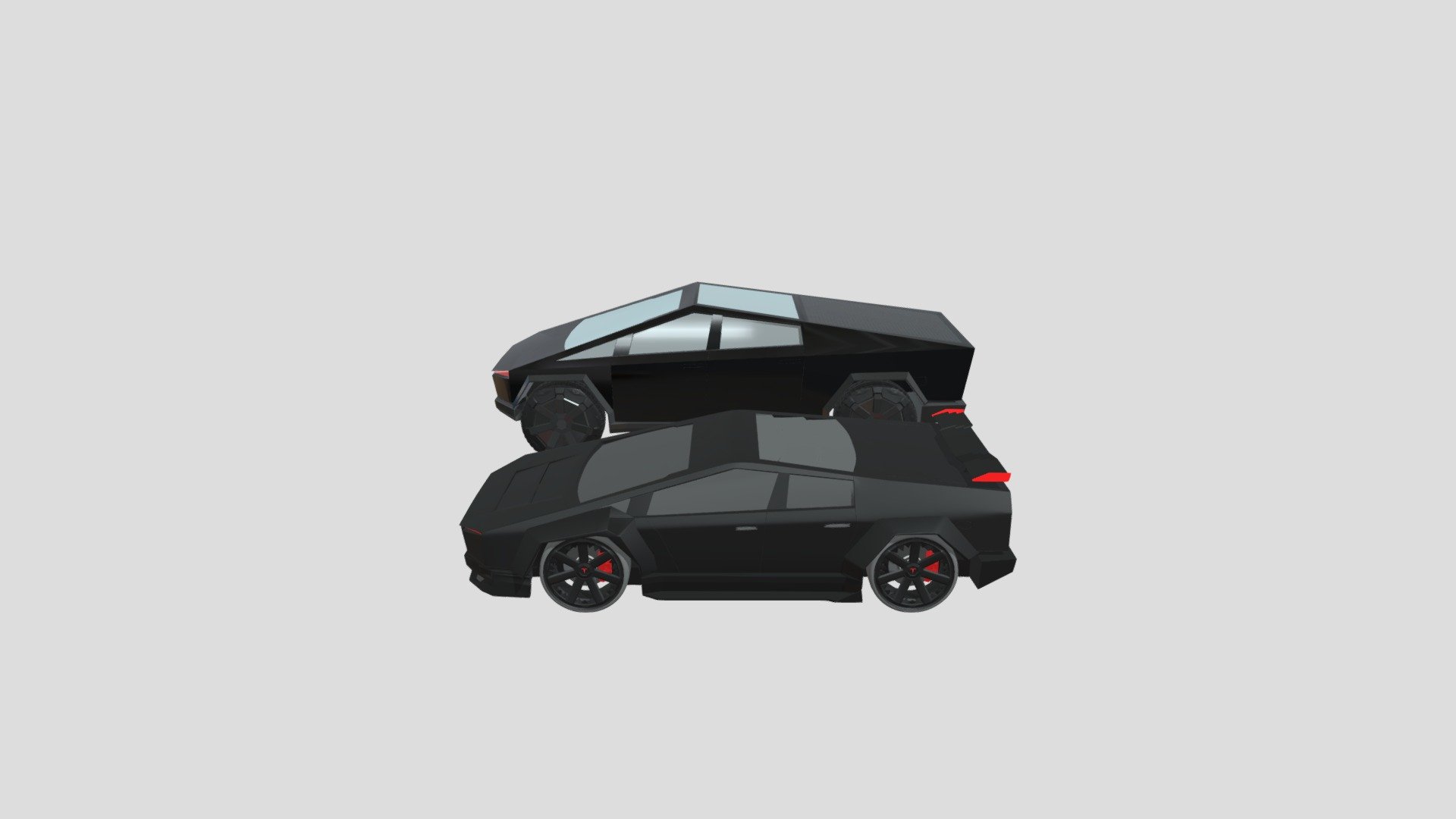 Cybertruck-and-cybercar - 3D model by Dee2offcial (@dnorman8709 ...